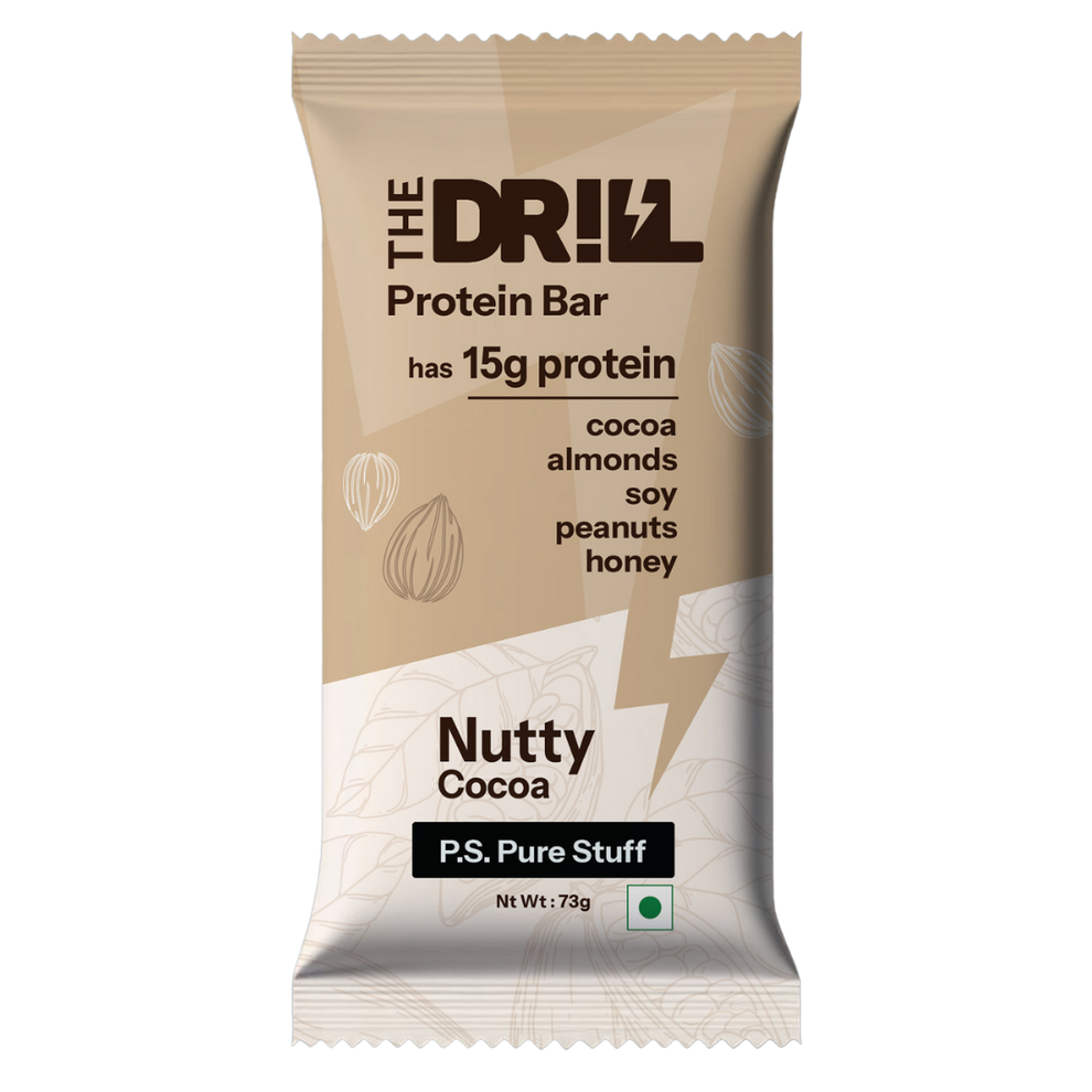 The Drill Protein Bar - Nutty Cocoa | 15g Protein